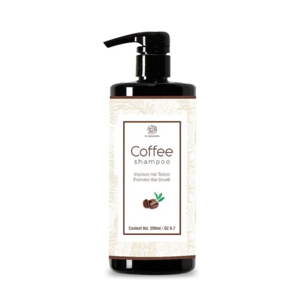 AL MASNOON Coffee Shampoo 200ml Made with Dark Arabica Coffee Beans